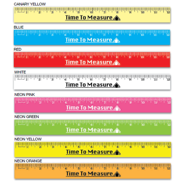 12" Flat Rulers