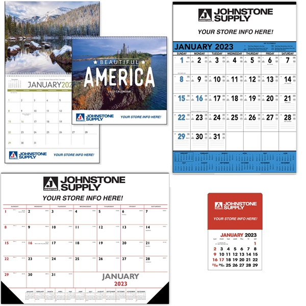 Calendars - 4 Styles Available
