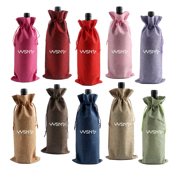 Wine Bottle Bag With Drawstring