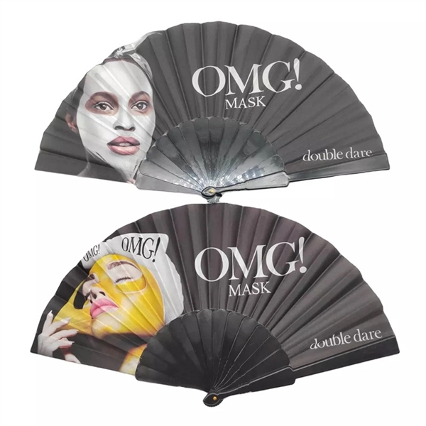 Folding Fabric Hand Fan