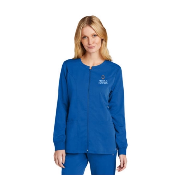 Women's Premiere Flex Full-Zip Scrub Jacket