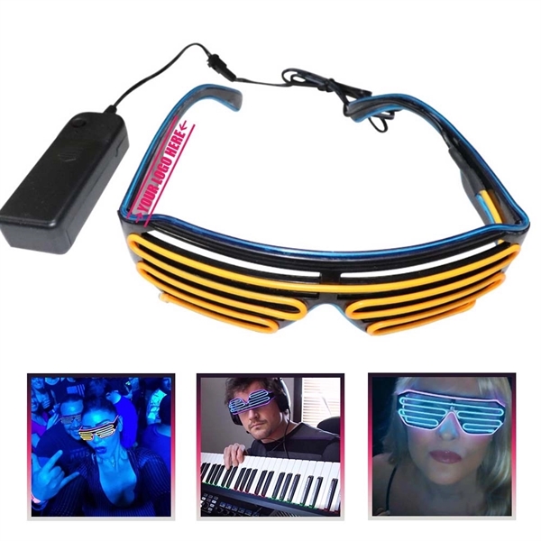 EL Wire Neon Rave Glasses