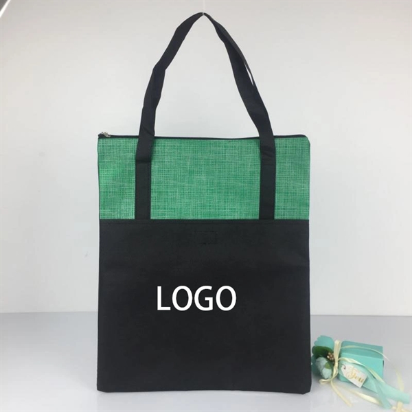 Folding Zipper Non-woven Bag