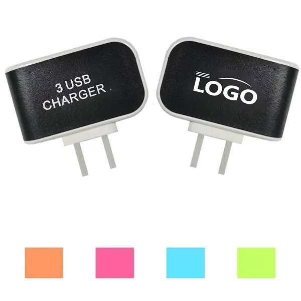 3 Hole USB Charger Plug
