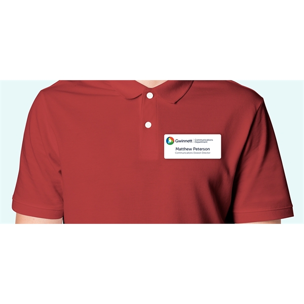 Gwinnett County Government - Name Badge with Magnet