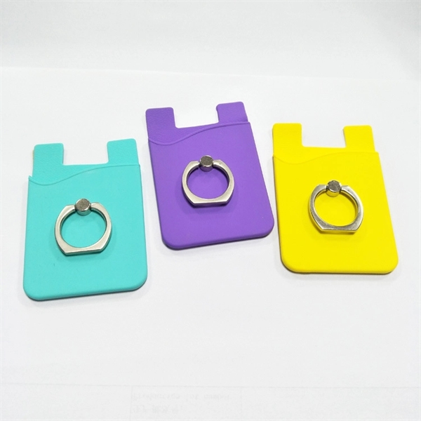 Phone Card Holder Wallet with Ring Stand