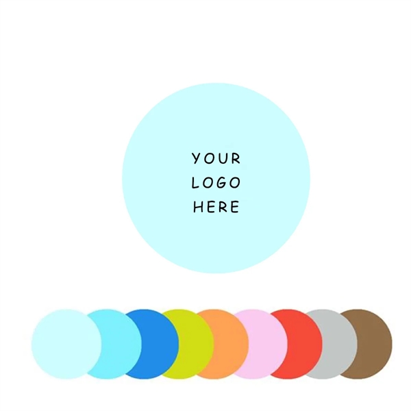 Soft Colorful non-toxic PVC Round Coasters