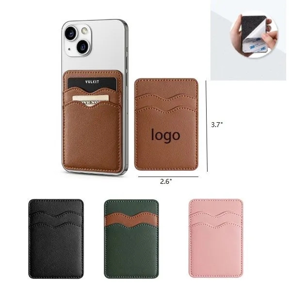 PU Double Layer Mobile Phone Clip