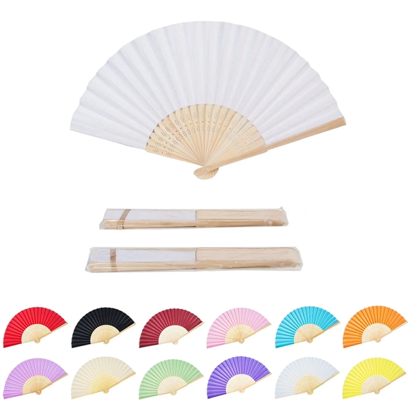 Bamboo Folding Paper Fan