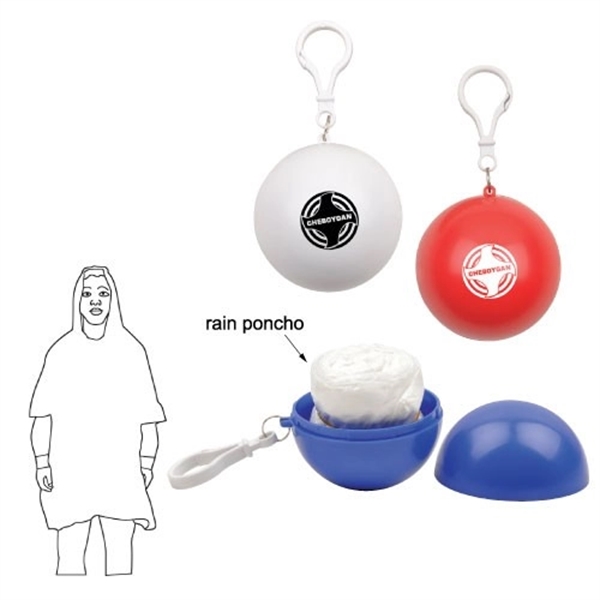 Promotional Rain Poncho Ball