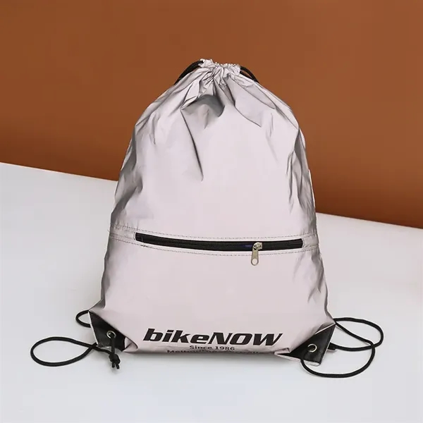 Reflective Drawstring Backpack