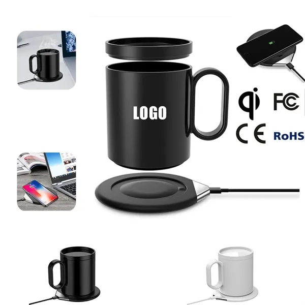 2-in-1 Warming Wireless Charging Mug, Coffee Cooler & Warmer