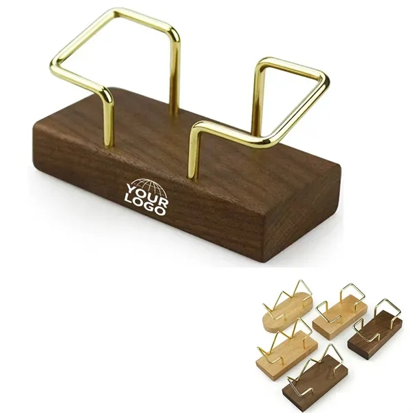 Wooden Creative Business Card Display