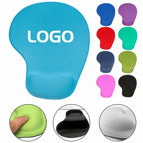 Breathable Silicon Gel Wrist Res Gaming Office Mouse Pad