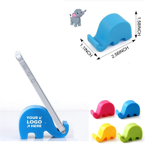 Lovely Elephant Mobile Phone Support Plastic Holder Stand