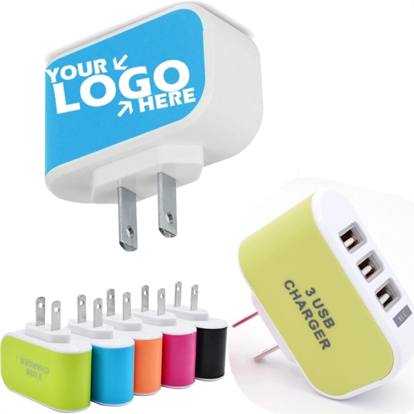 Multi Plug Travel Port Fast Charger Adaptor