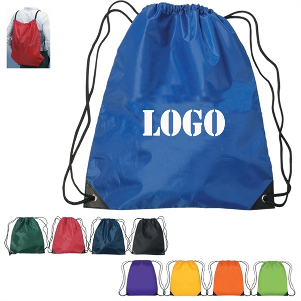 Polyester Drawstring Backpack Bag